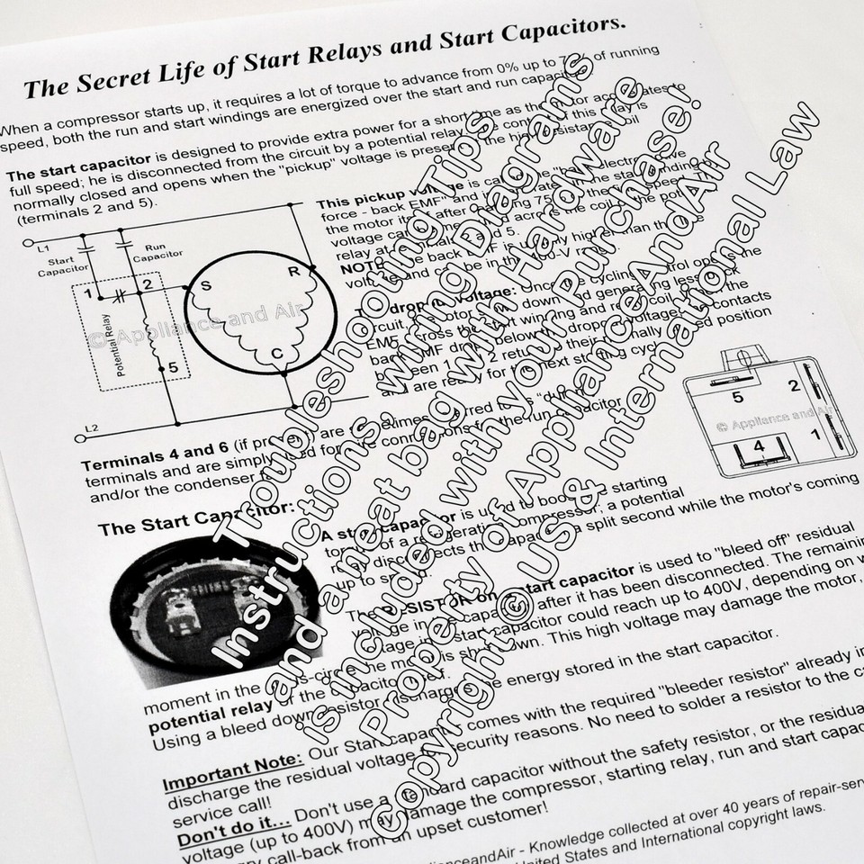 Mars 116025 Potential Start Relay, 3ARR3J4A4, RVA6AMKL, Ships Free ...