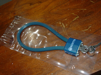 OEM NOS Beretta Coated Cable Trigger Lock Shotgun Rifle Pistol w/ 2 ...