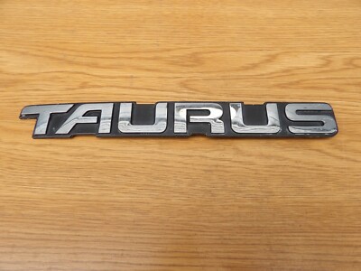 TAURUS Rear Trunk Emblem Badge Block Lettering Ford TAURUS 1989-1995 ...