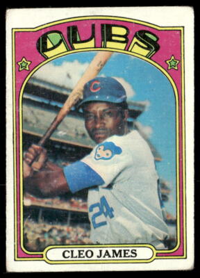 1972 Topps #117 Cleo James - POOR | eBay