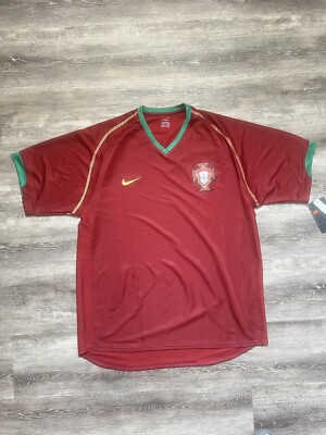 Portugal 2006 2007 2008 home Sz XXL Nike soccer shirt jersey football ...