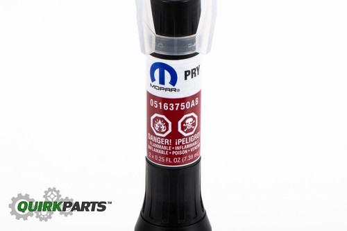 JEEP DODGE CHRYSLER PRY REDLINE TOUCH UP PAINT PEN & BRUSH W/CLEAR COAT ...