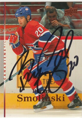 Bryan Smolinski signed 2007-08 Upper Deck card Ottawa Senators ...
