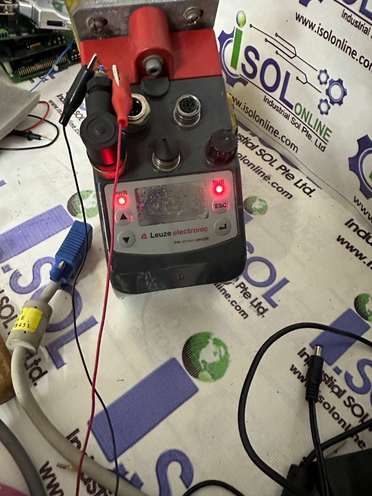 Leuze AMS 304i 120 Optical Distance Sensor 50113678 S-Ver V 1.0.10 200 ...