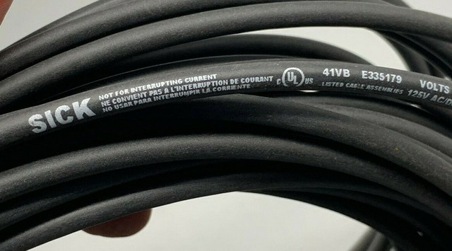 SICK E335179 CORDSET Cable Assembly 5m 300v-ac for sale online | eBay