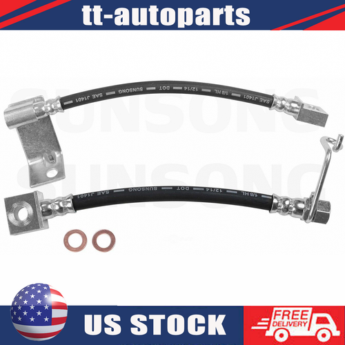 For 2000-2004 Ford F-250 Super Duty Rear Brake Line Hose 2x Sunsong | eBay