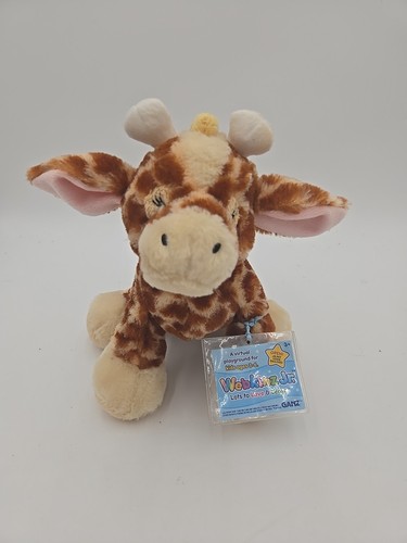 Webkinz Jr Giraffe Plush GANZ WJS205 Stuffed Animal NWT Sealed Unused ...