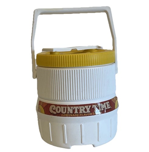 Vtg COUNTRY TIME Jug Hamilton Skotch Kansas USA Plastic Cooler Lemonade ...