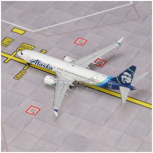 1:400 GeminiJets Alaska BOEING 737 MAX 8 Passenger Plane Diecast ...