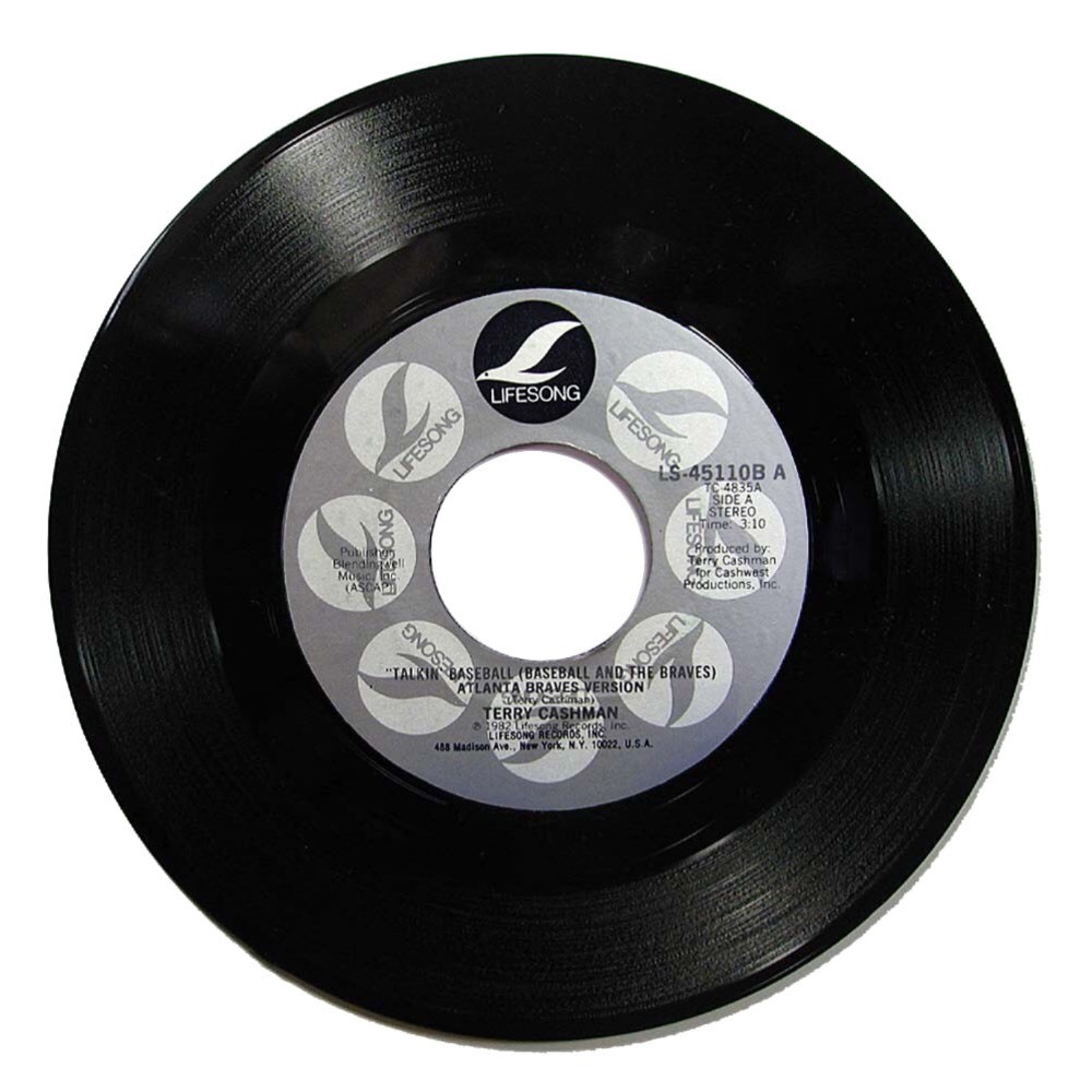 1982 Terry Cashman 'Talkin' Baseball/Baby, Baby I Love You' Lifesong 45 ...