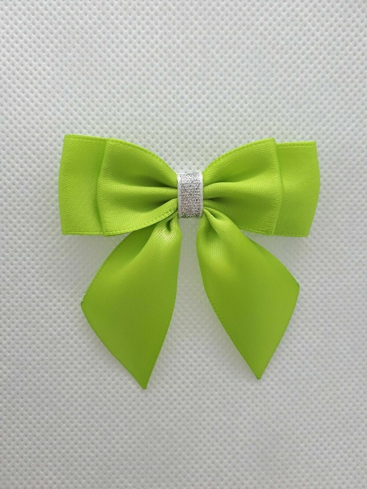 6 x Satin Ribbon Double Bows Crafts Sewing Gift Bows 6 cm Little Bows ...