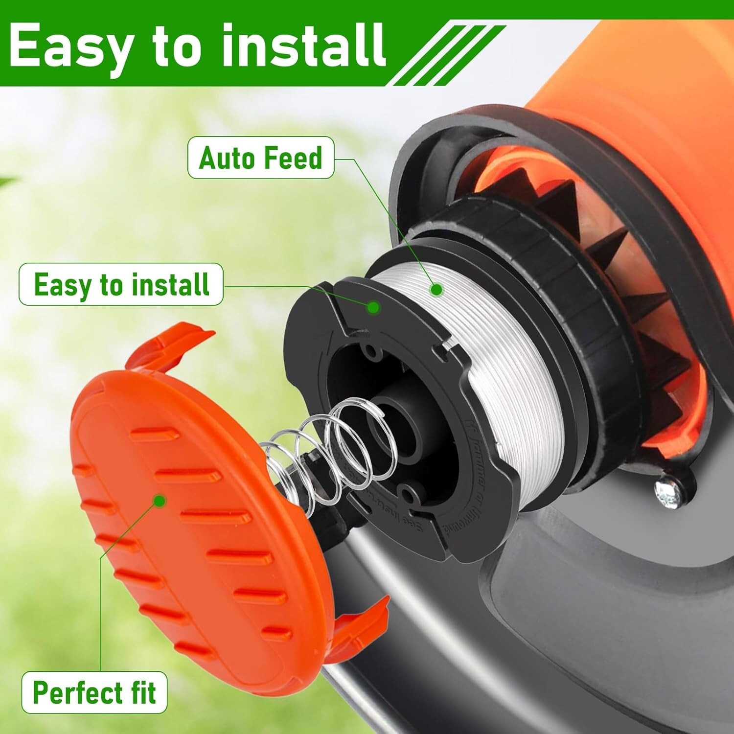 Black Decker String Trimmer Replacement Parts Line Spool Weed Eater ...