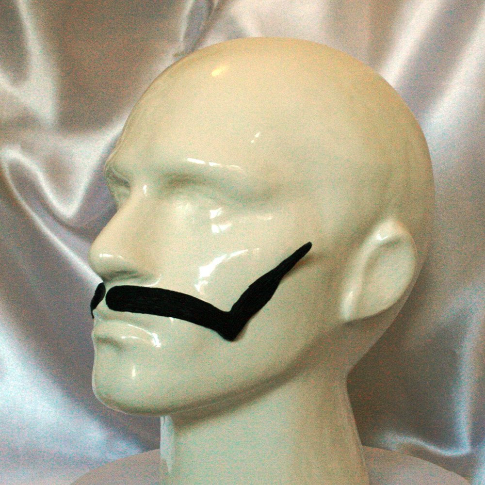 Mustache! Deep & detailed latex prosthetic facial hair -Villain ...