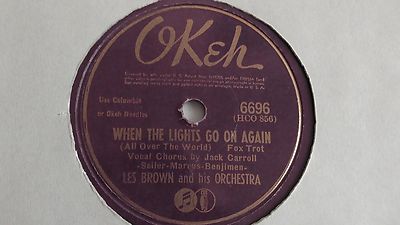 Les Brown - 78rpm single 10-inch – OKEH #6696 Mexican Hat Dance | eBay