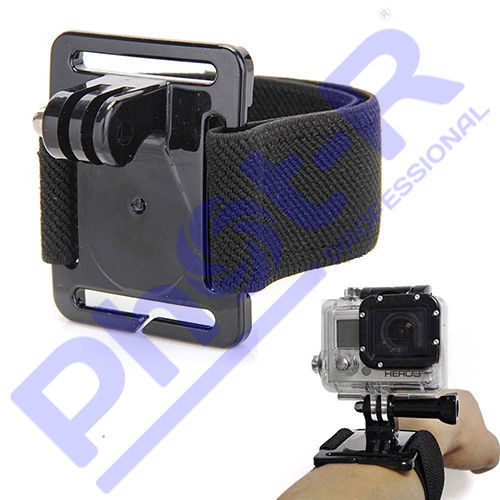 PhotR Adjustable Wrist Strap Mount Accessories Black Band for GoPro ...