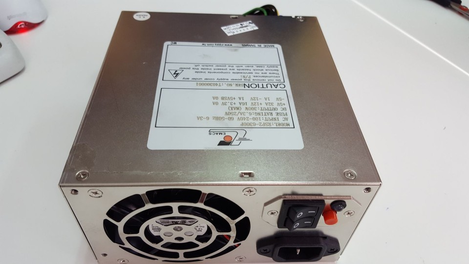 EMACS ZIPPY RSP2-6300P 300W POWER SUPPLY | eBay