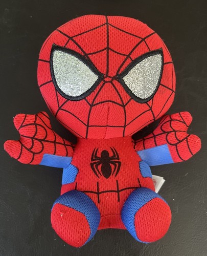 TY Beanie Baby 6" SPIDER-MAN Spiderman (Marvel) Plush Stuffed Animal ...