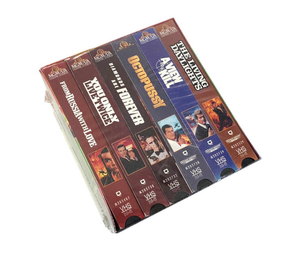 James Bond Collection 007 VHS Gift Set Vol. 3 2000, 6-Tape Set MGM NEW ...