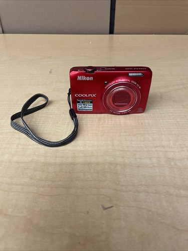 Nikon COOLPIX S6300 Red 16.0 MP Digital Camera | eBay