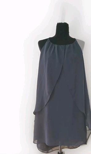 2XL Black Tunic Dress Halter Flowy Gypsy Boho Wedding Witchy ToTo ...
