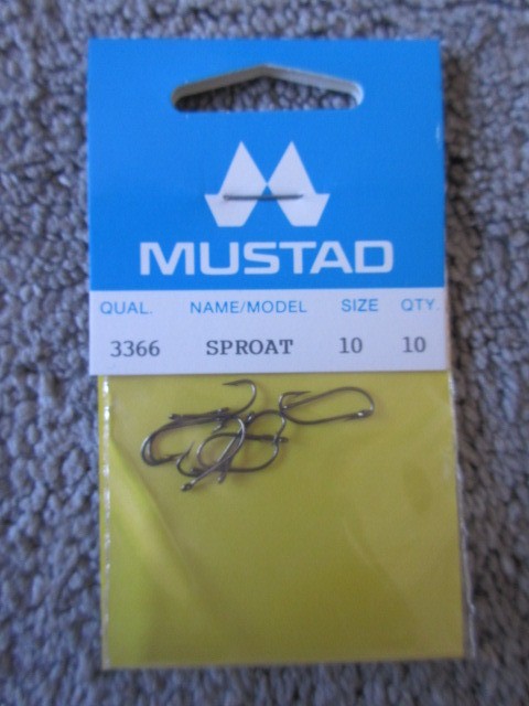 Mustad 3366 Sproat Hooks - Various sizes | eBay