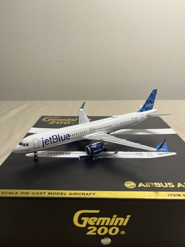 GeminiJets 1:200 JetBlue A321NEO Diecast Airplane Kit - White ...