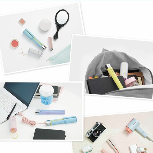 [Unix] Flat Iron Micro USB UCI-A2771 Purple Mini Ceramic Hair ...