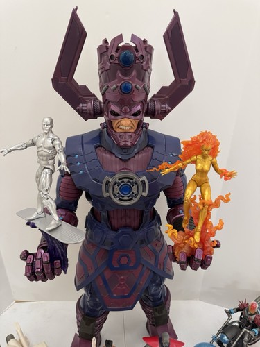 MARVEL LEGENDS COSMIC COLLECTION!! HASLAB GALACTUS!! 60+ FIGURES W ...