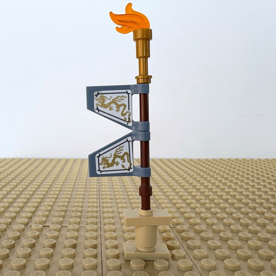 LEGO Ninjago, Possession: Dragon Staff, FLAGS, 70734, MASTER WU DRAGON ...