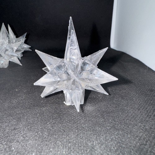 BEAUTIFUL CLEAR ACRYLIC CRYSTALS STAR SHAPE CHRISTMAS LIGHT COVERS ...