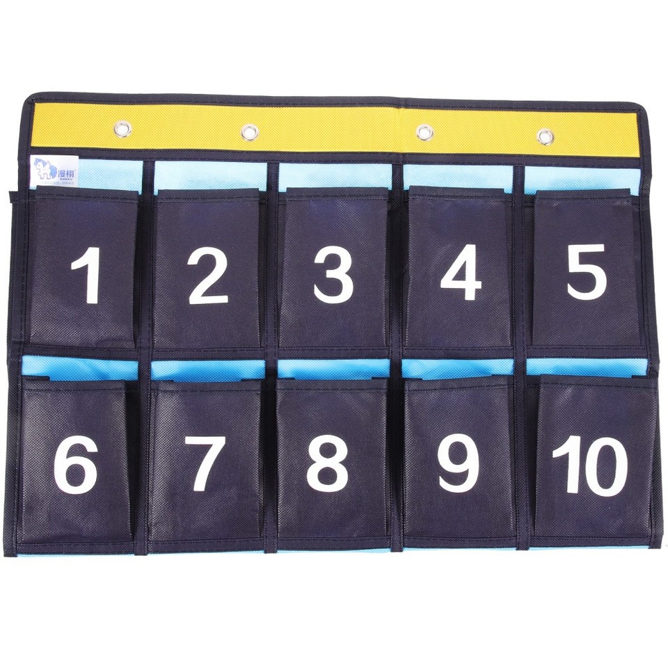 Cell Phone Pockets Classroom Hanging Organizer Holder Chart Decor ...