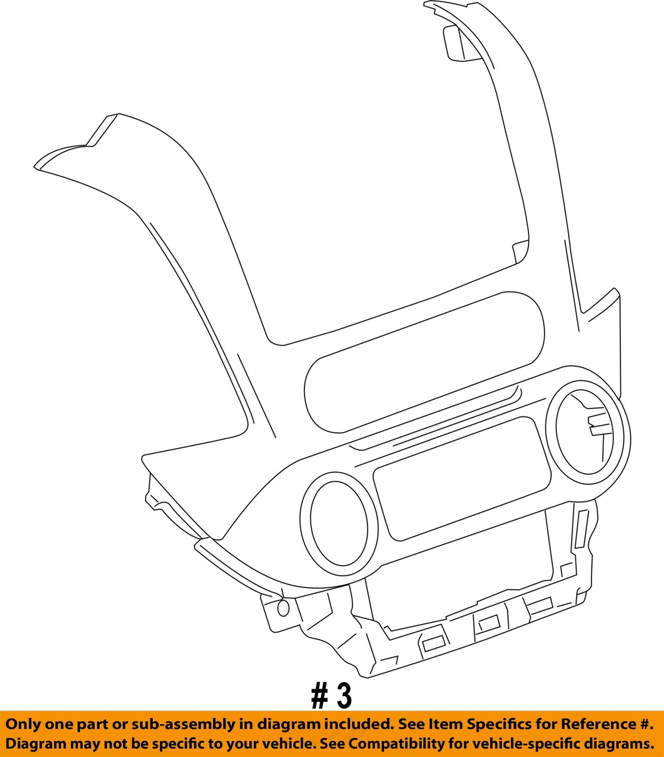2015-2019 TAHOE RADIO TRIM PANEL BEZEL COLOR SYNTHESIS NEW GM ...