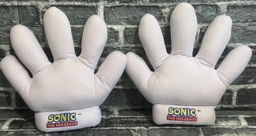 Sonic The Hedgehog Sonic/Tails White Plush Cosplay Gloves Pre-owned GUC ...