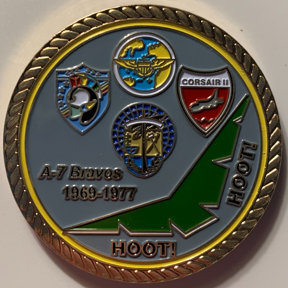 A-7E VA-215 BARN OWLS CHALLENGE COIN | eBay