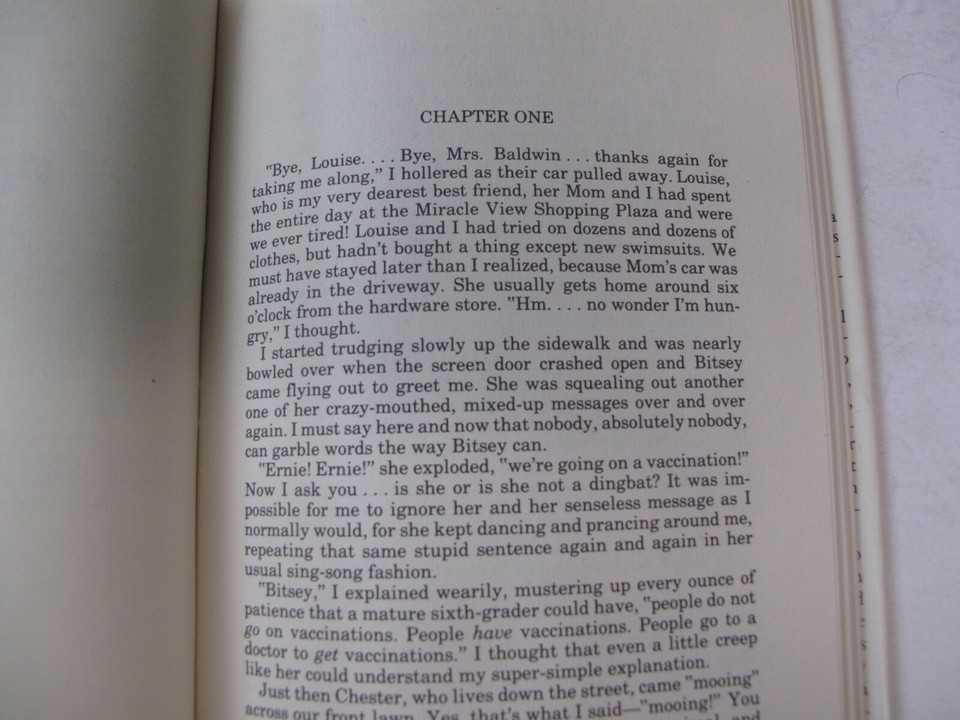 1st Ed Poor Old Ernie Series Juvenile Fiction 1983 Claude Cat Tubb ...