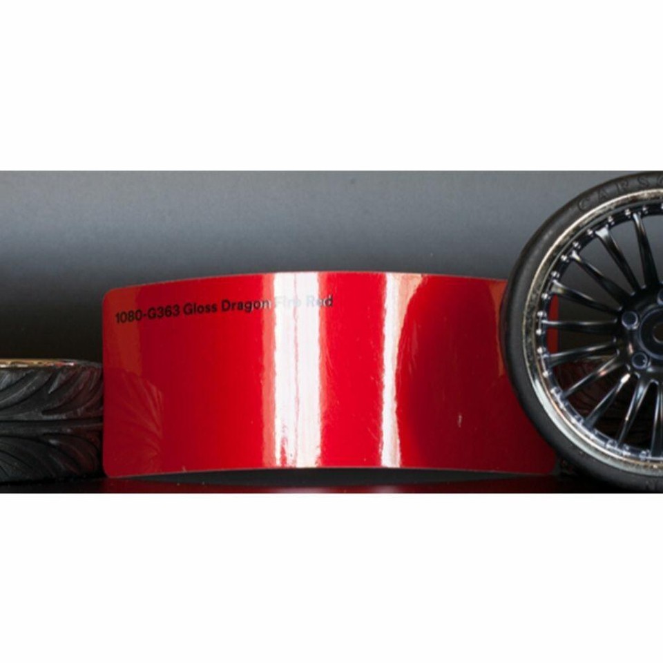 3M 2080 Scotchprint Gloss Dragon Fire Red Vinyl Car Wrap Film | G363 | eBay