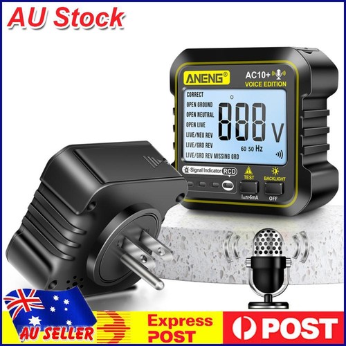 Multi-function Socket Tester Digital RCD Electroscope for US Plug (US ...