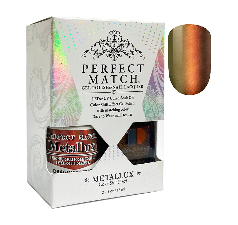 LeChat Perfect Match Metallux Soak off Gel Polish +Nail Lacquer #MLMS11 ...