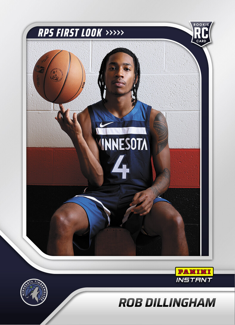 2024-25 Panini Instant Rob Dillingham RPS FIRST LOOK SP Timberwolves # ...