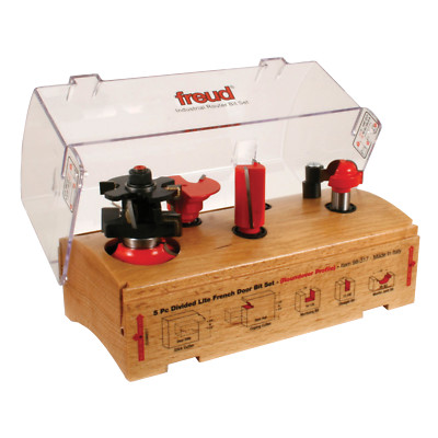NEW Freud 98-317 5 PIECE RAIL And STILE Divided Lite French Door ROUTER ...