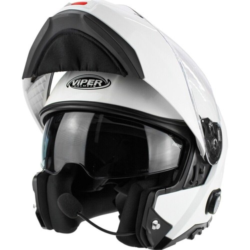 Viper RSV191 BL+ 3.0 Pinlock Blinc Bluetooth Motorcycle Modular Helmet ...