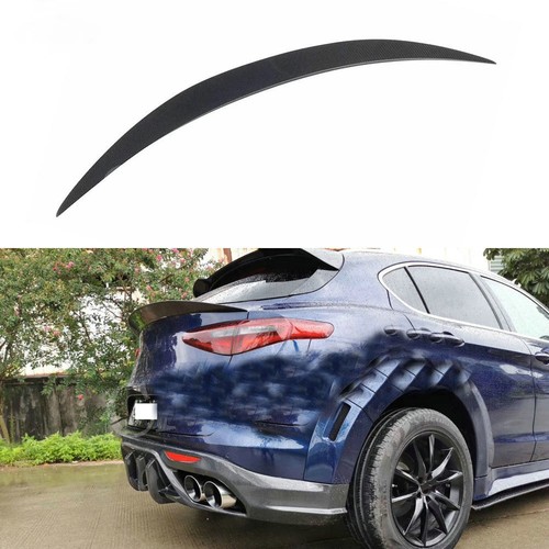 REAL Carbon Fiber Trunk Rear Spoiler Wing For Alfa Romeo Stelvio 17-21 ...