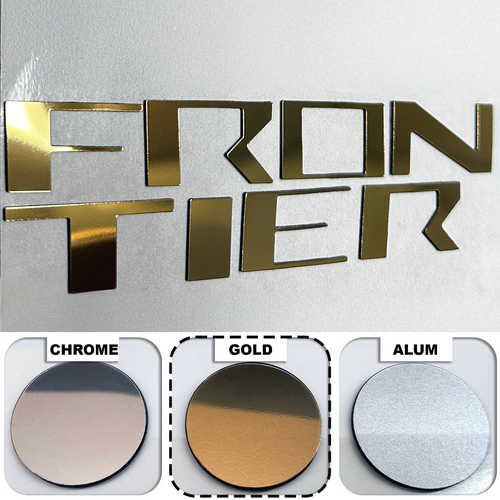 Gold Raised Rear Grill Insert Letters for 2022 2023 2024 Nissan ...