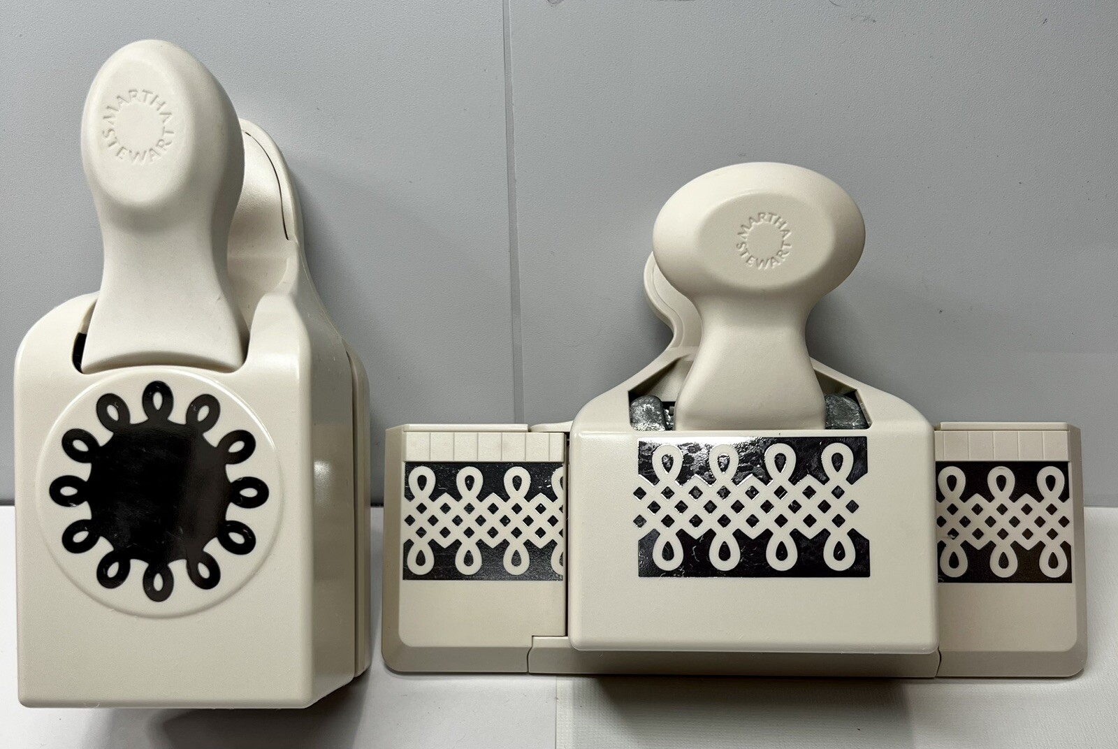 Martha Stewart TRELLIS LOOP Double Edge & Circle Loops Flower Punch Set ...