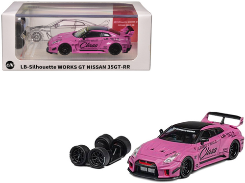 LB-Silhouette WORKS GT Nissan 35GT-RR, pink CM Model 1:64 | eBay