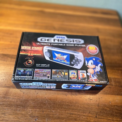 Sega Genesis Ultimate Portable 80 Games Black Label Rare New open box ...