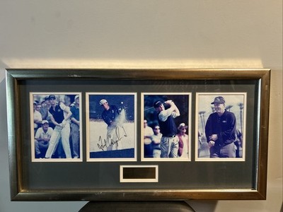 Historic Golf Photos Framed 4 Photo Collage Autographed By Fred Couples ...