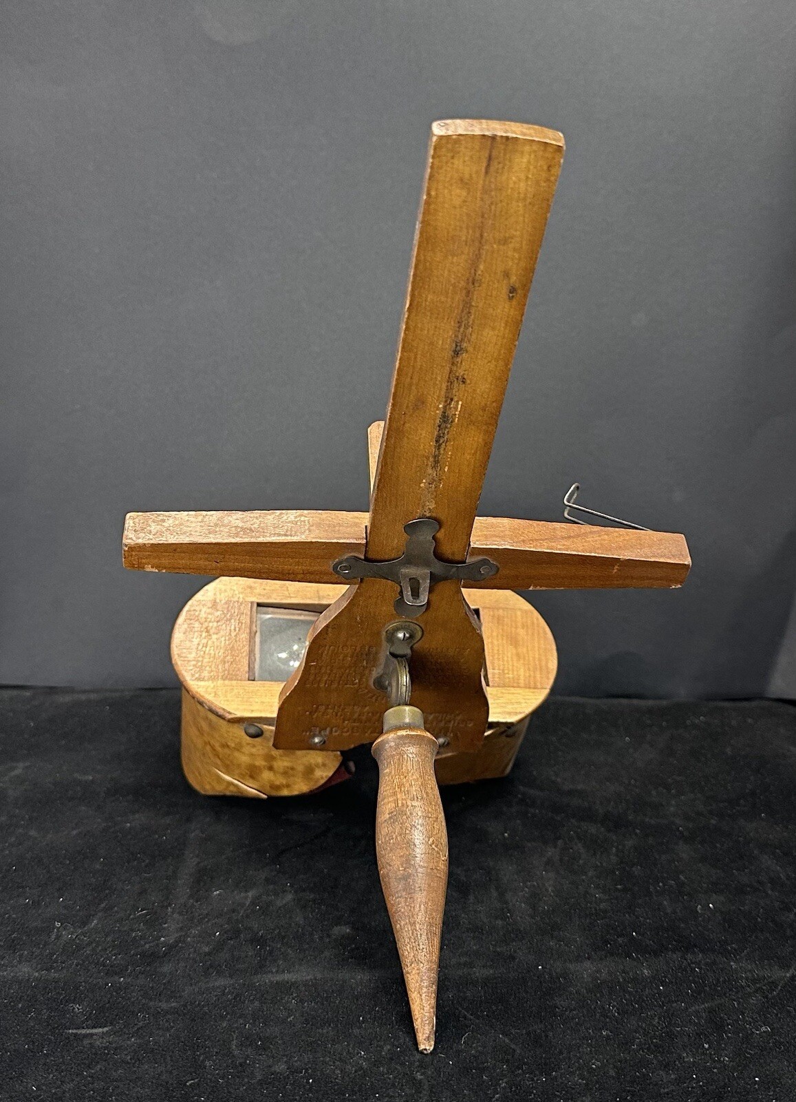 Antique Griffith & Griffith Birds Eye Maple Stereo VistaScope View ...