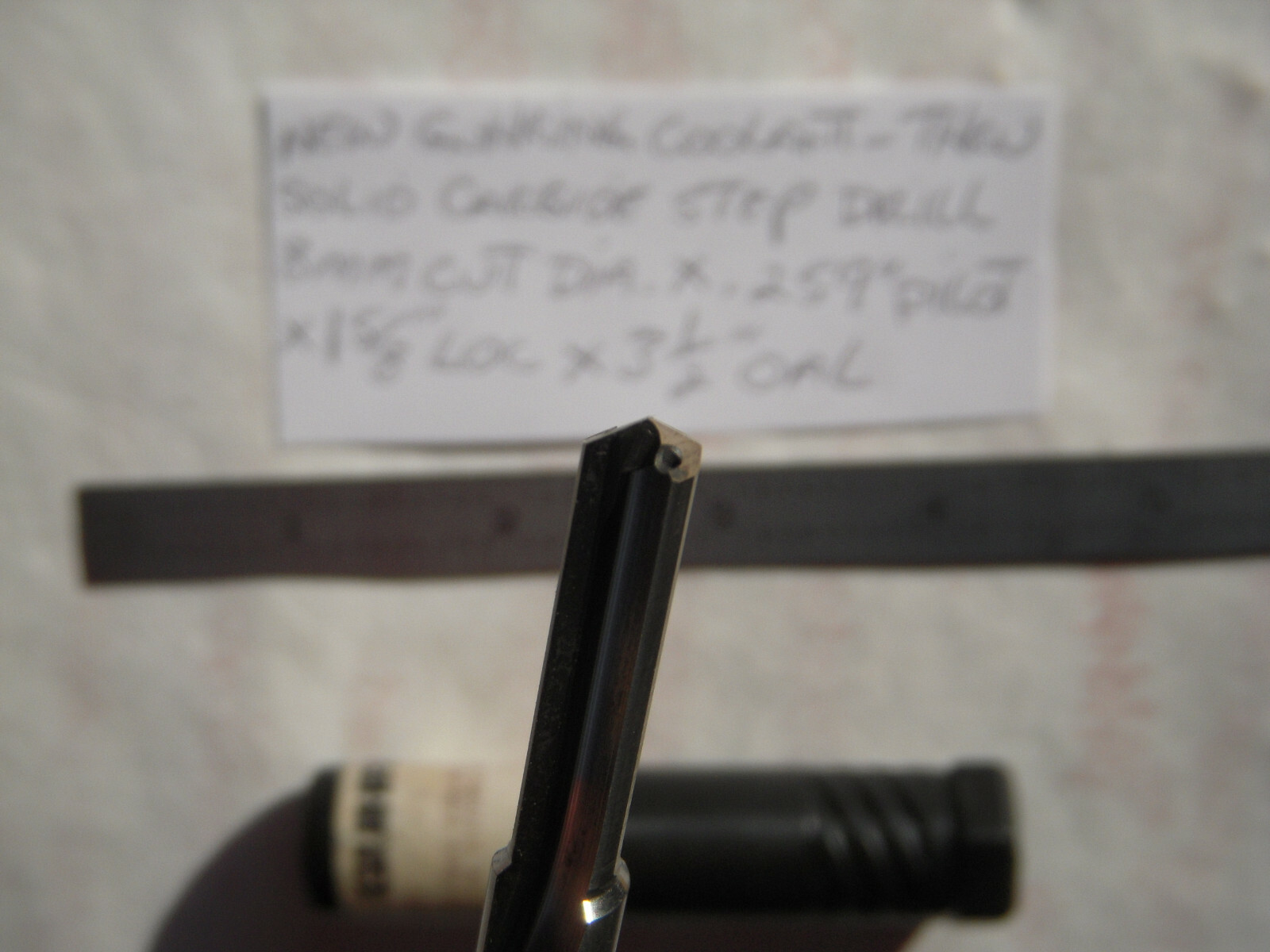 NEW GUHRING SOLID CARBIDE STEP DRILL 8MM SHANK X 8MM X .259" PILOT ...