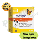 Freestyle Lite 100 Test Strips **USA SELLER** *Free Shipping US BOXES ...